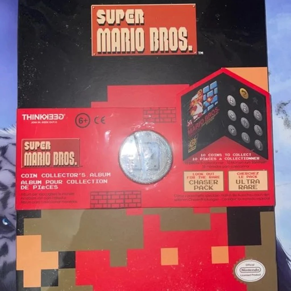 Super Mario Bros Coin Collector’s Album by Thinkgeek