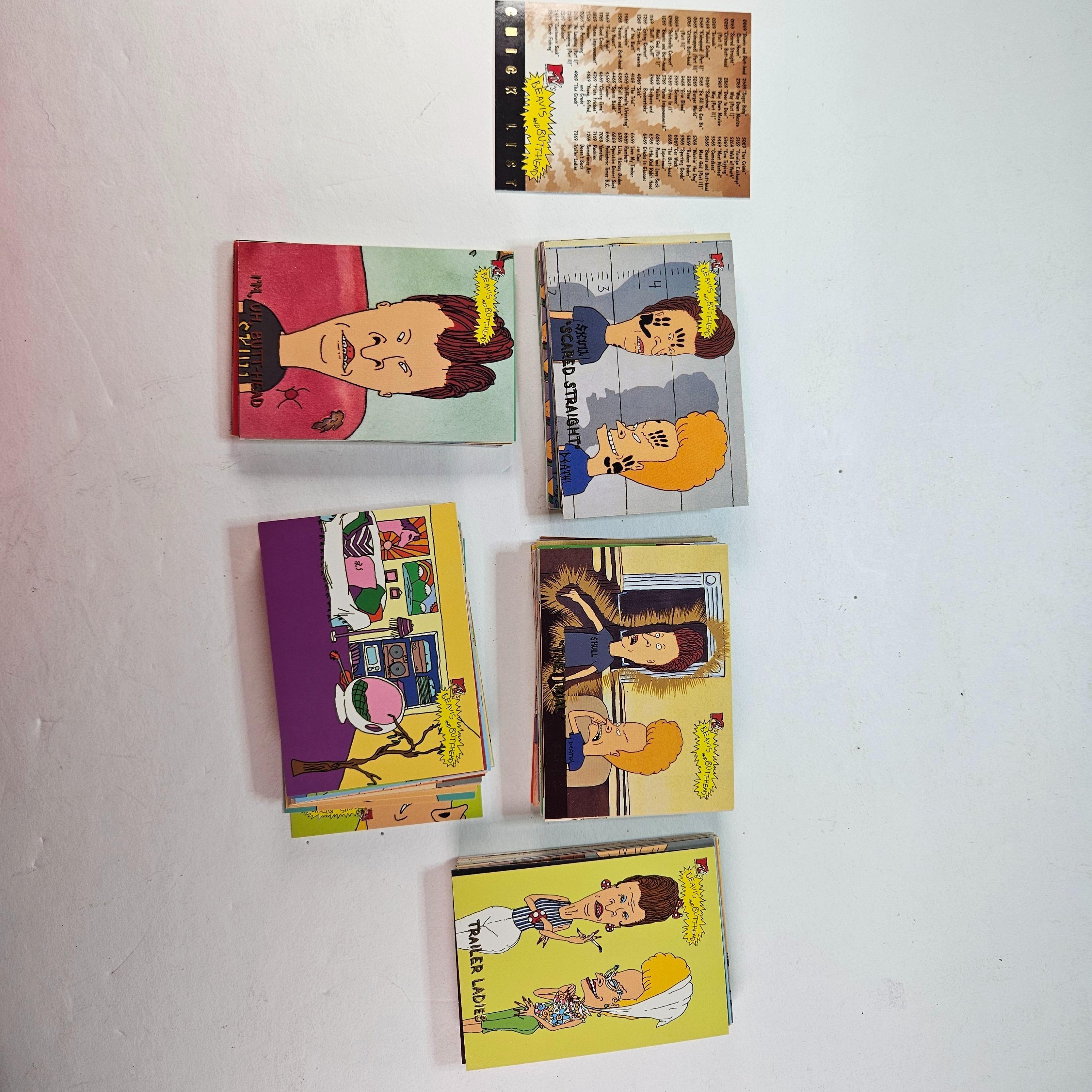 Beavis & Butthead Trading Cards 153 Of 154 Missing 6910 Air Guitar 1994 MTv