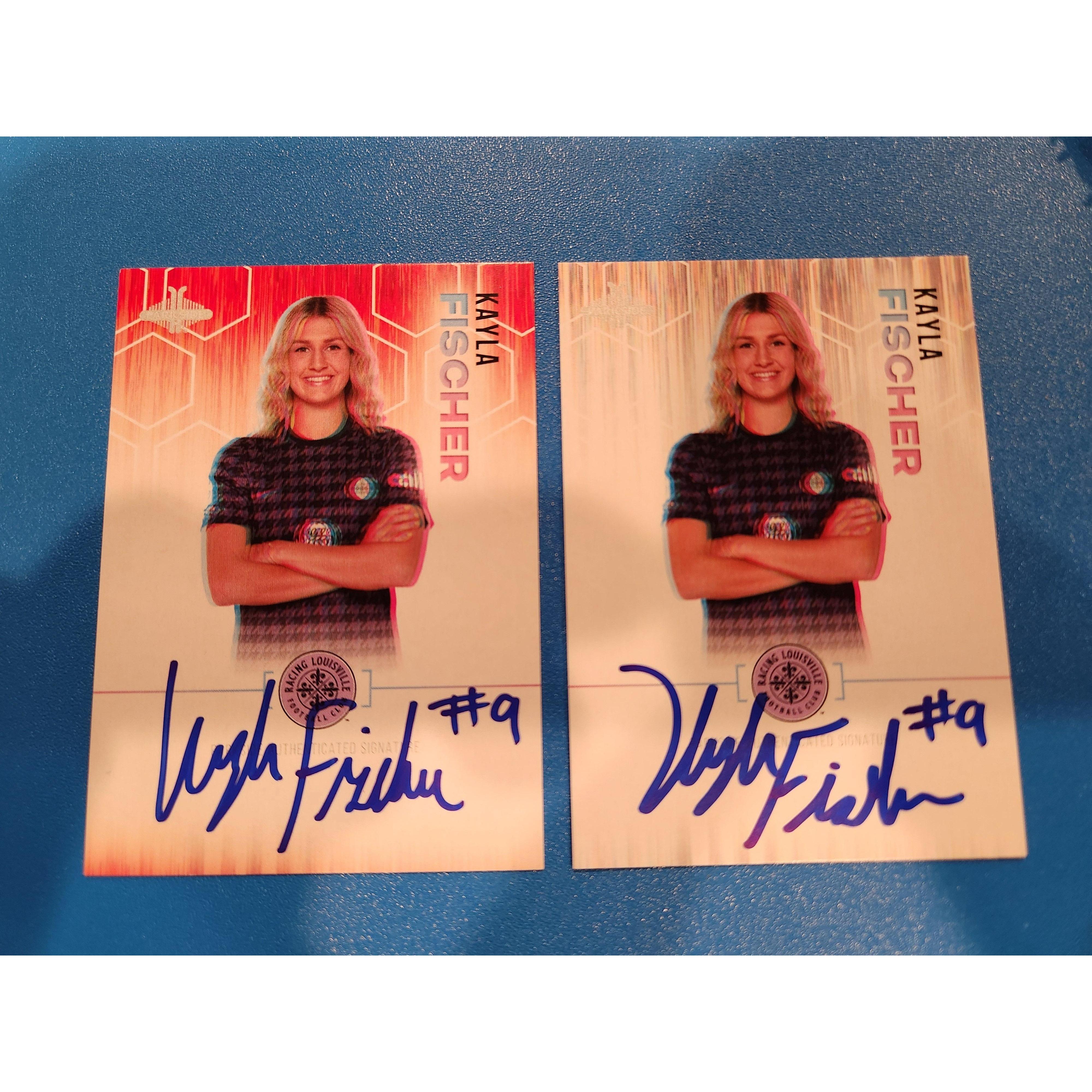 2023 Parkside Vol 2 Kayla Fischer Base And Red Autograph LOT Racing ...