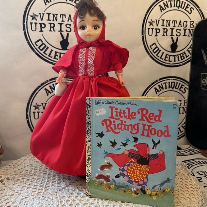 Vintage Little Red Riding Hood 3 in 1 Topy Turvy Reversable Doll