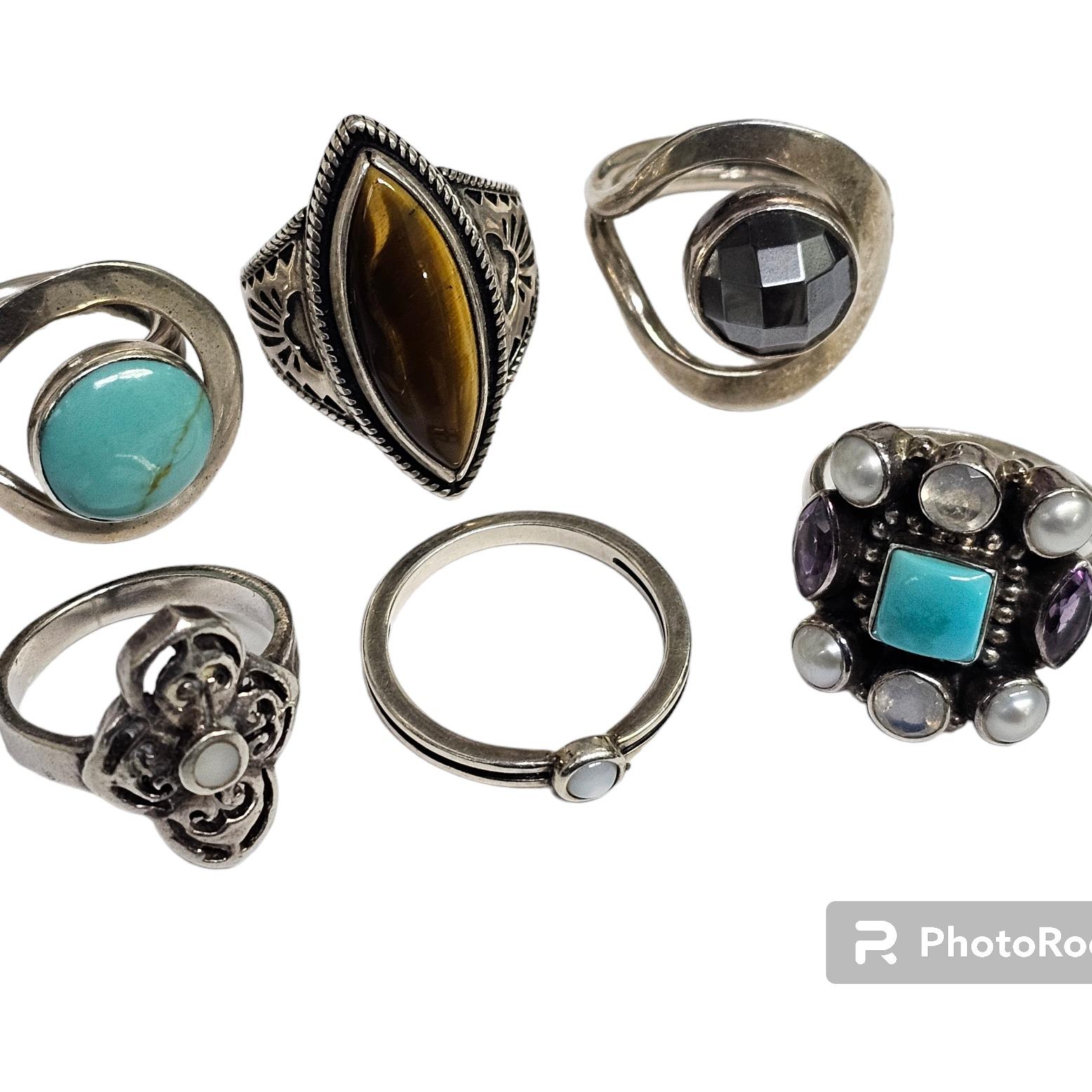 Wow High End QVC Sterling Silver Rings Carolyn Pollack To Nicky Butler!!!!