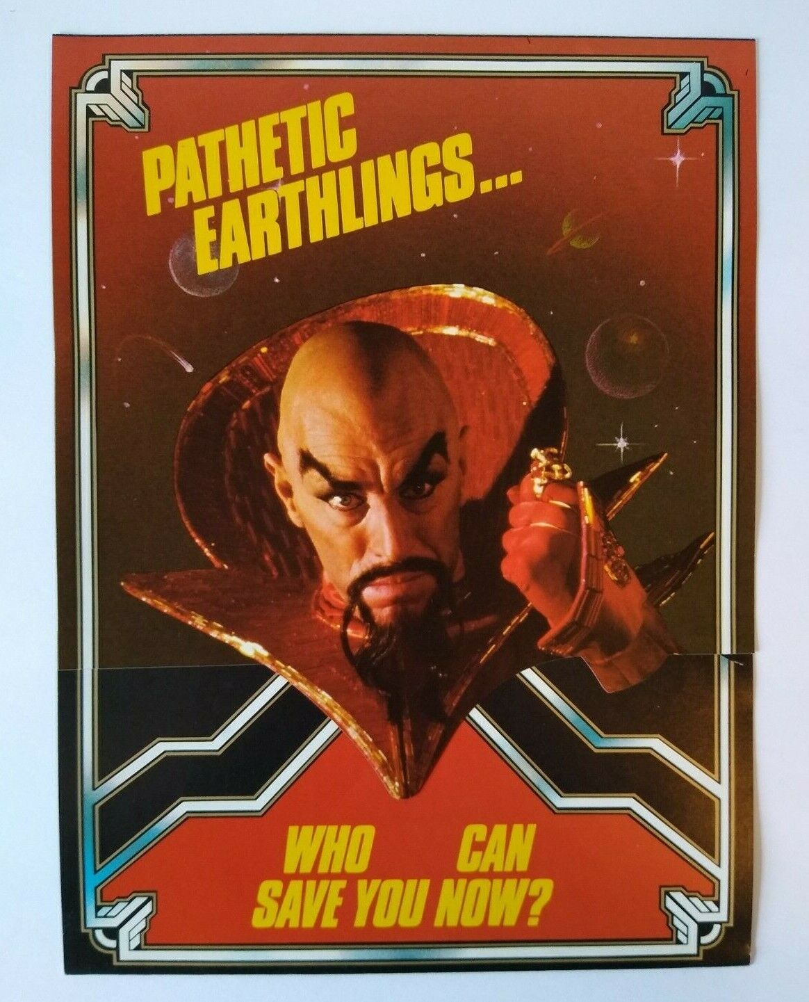 Flash Gordon Pinball FLYER Original Game Foldout Art Brochure 1980 Ming ...