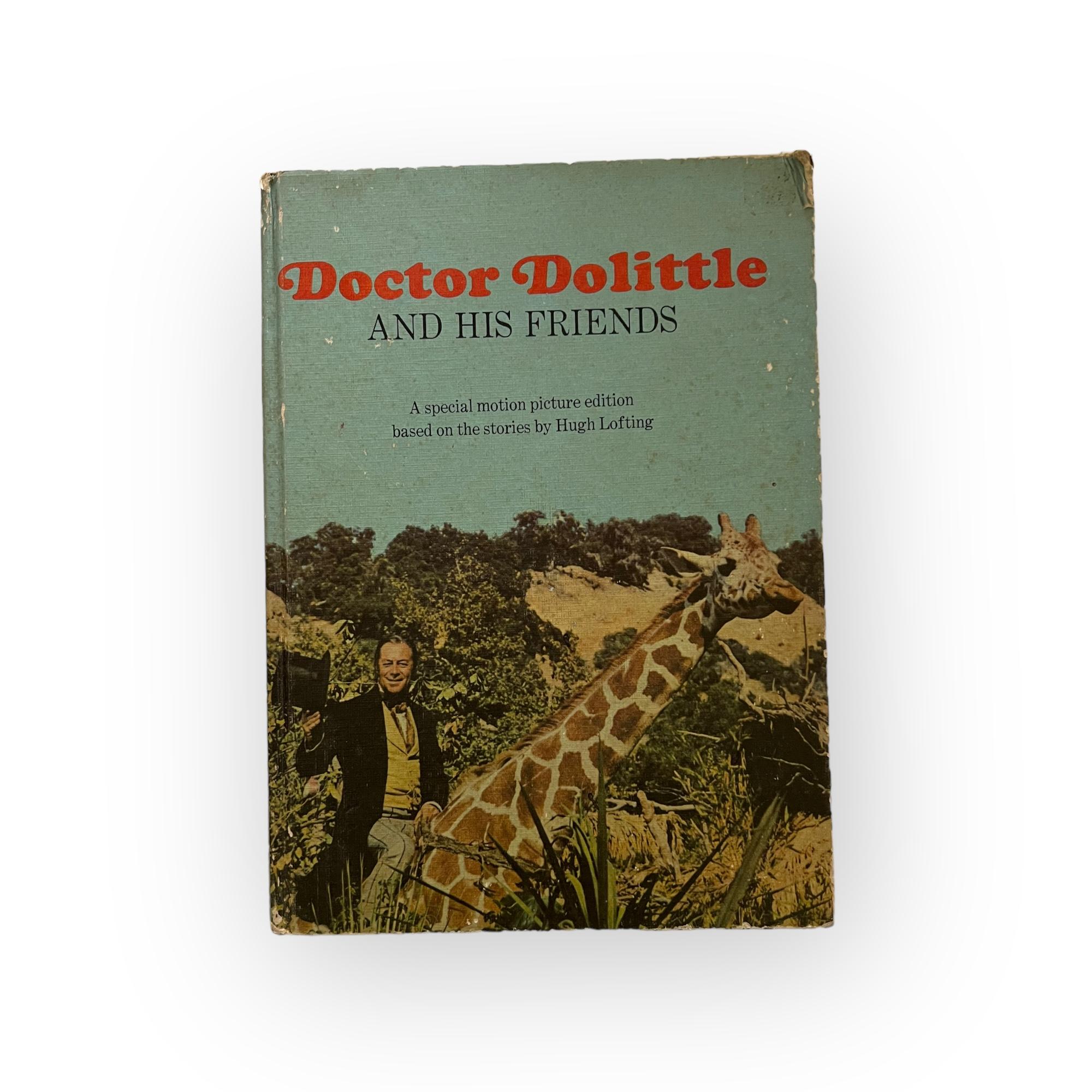 1967 Dr Dolittle And His Friends Motion Picture Book. Vintage Hardcover ...