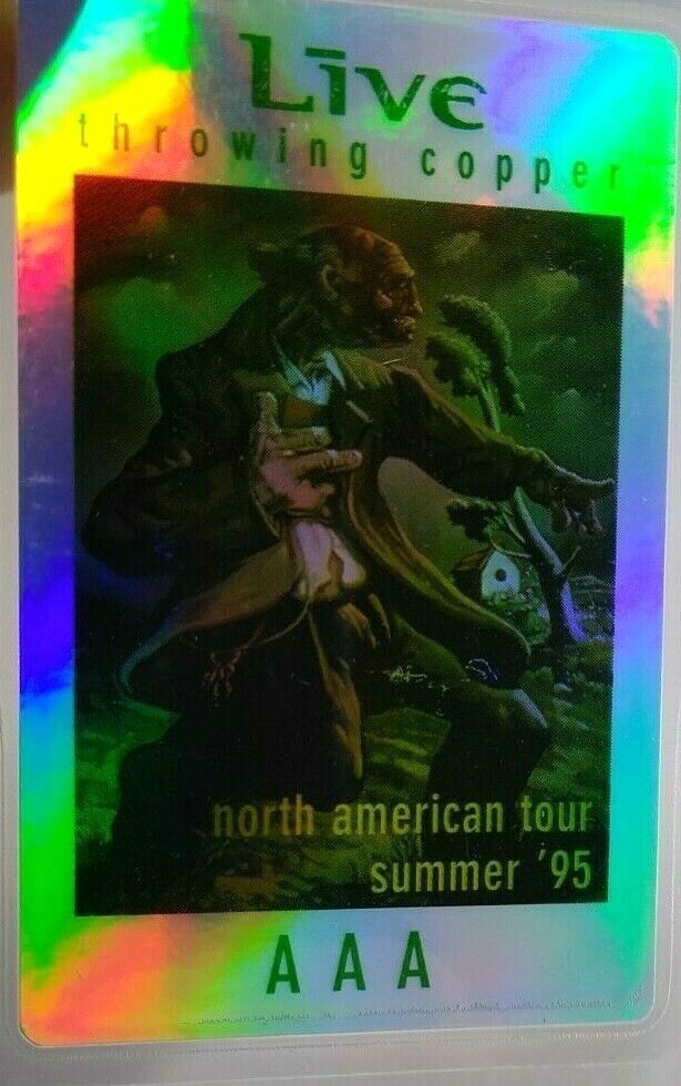 Live 1995 Throw Tour Vintage Backstage Pass Original Rock Music ...