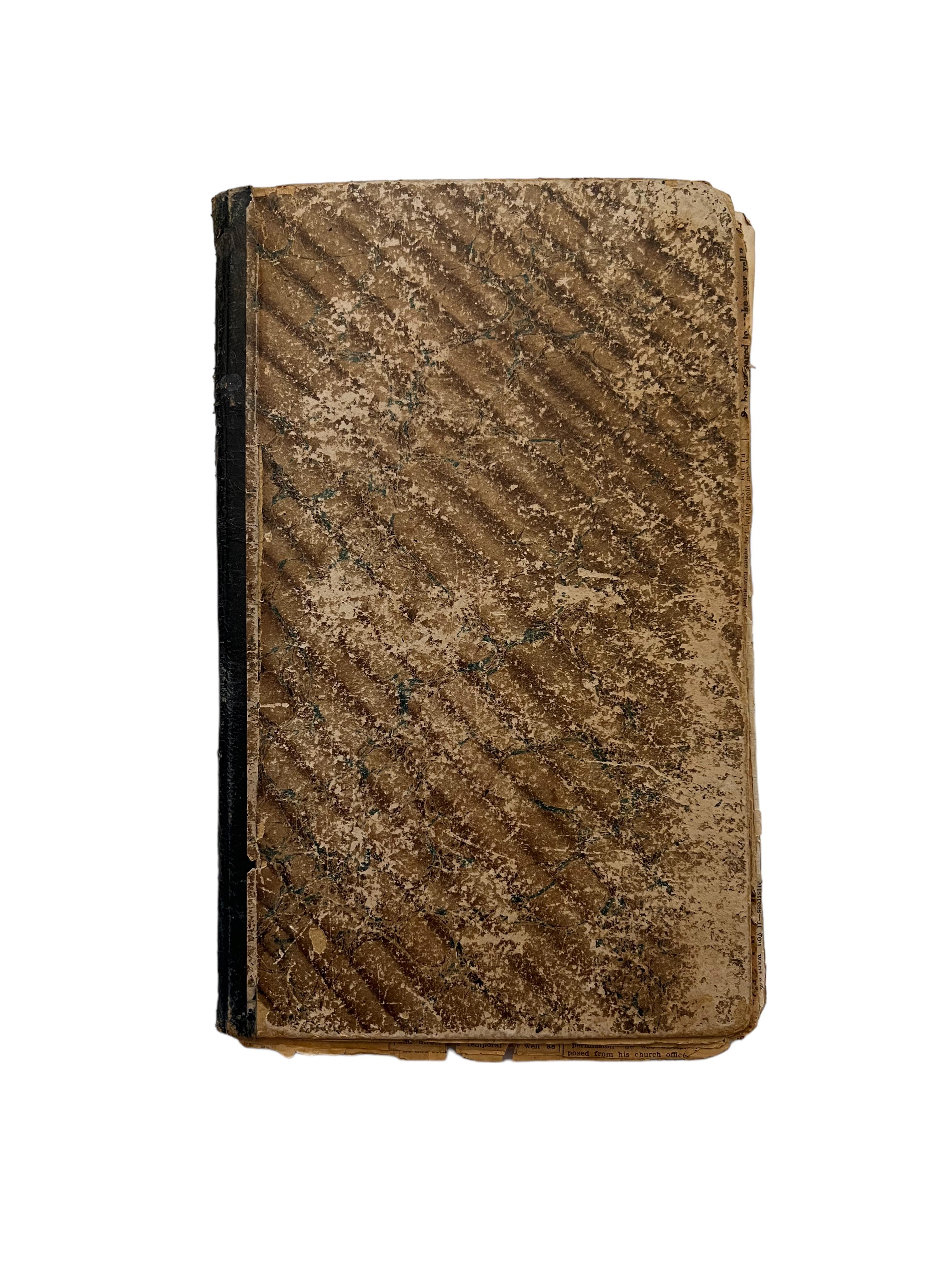 Antique Ledger Book Turned Scrapbook. Victorian Scrapbook. Die Cuts ...