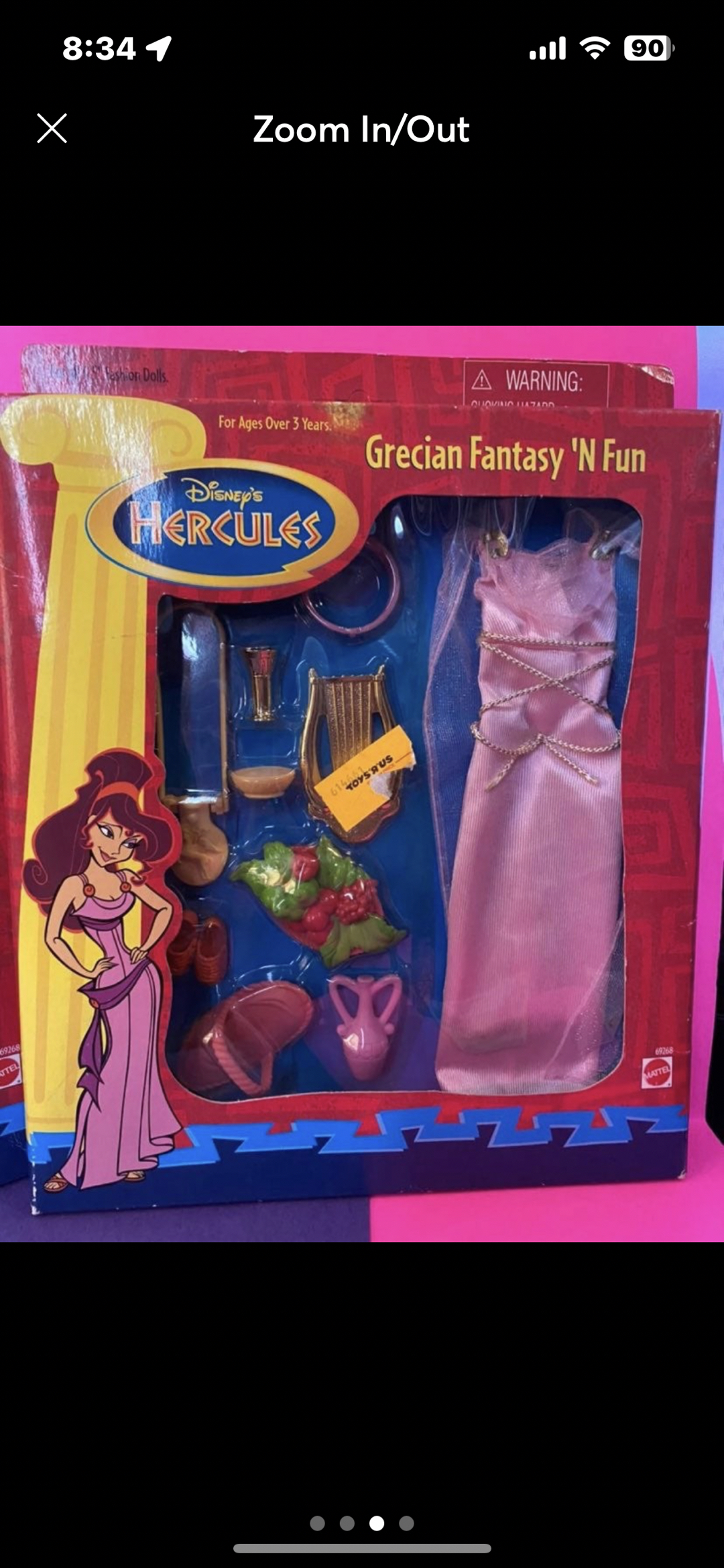 Disney’s Hercules - Megara Doll Outfits