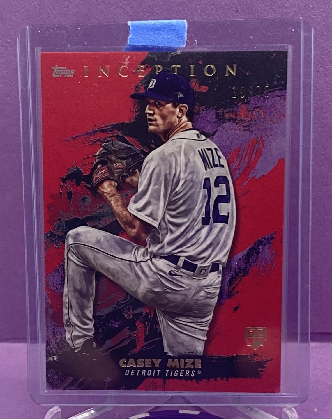 Casey Mize 2021 Topps Inception Red RC /75 - Detroit Tigers Rookie