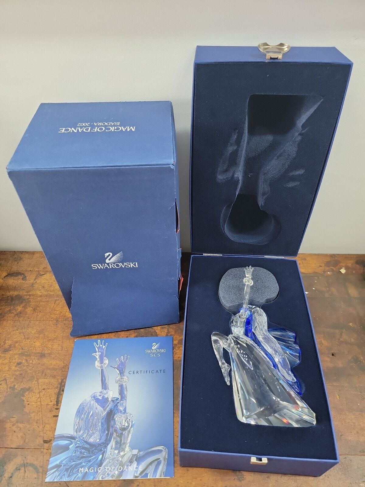 Swarovski Crystal Figurine Magic of Dance Isadora 2002 A279648 SCS ...