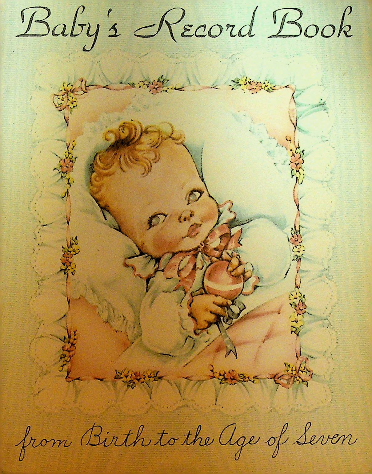 Baby's Record Book from Birth to the Age of Seven Blue Boy