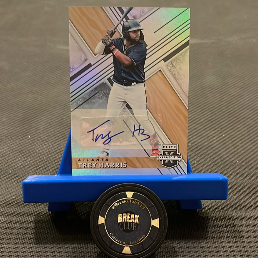 Trey Harris Auto - 2019 Elite Extra Edition - Atlanta Braves