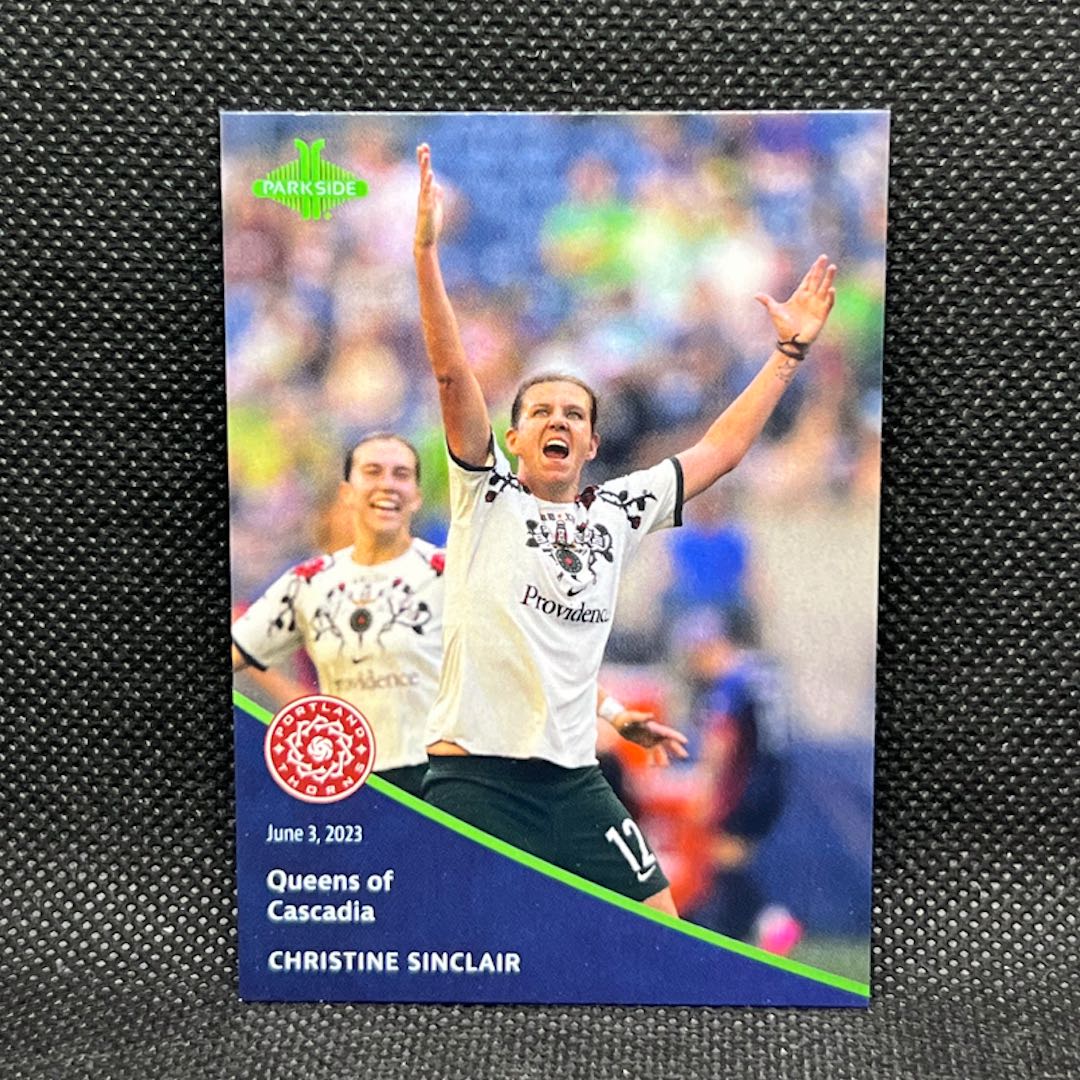 Christine Sinclair 2023 Parkside NWSL Pronto #55 Soccer Card