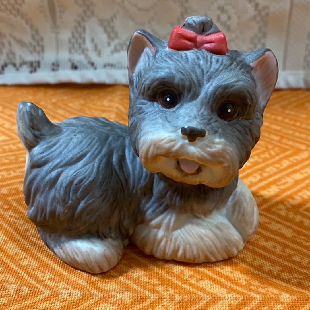 Happy Puppy Figurine
