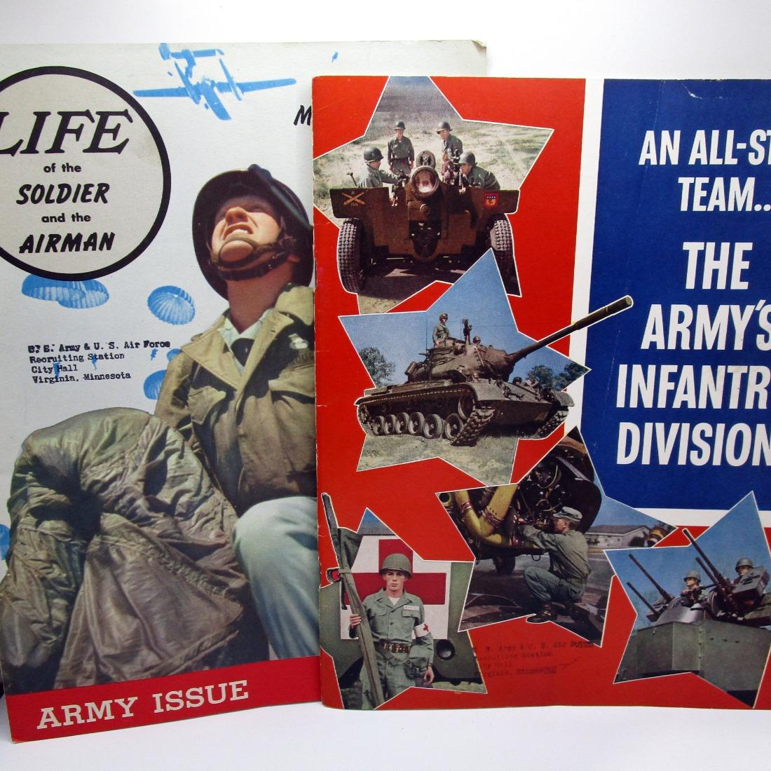 Vintage Magazine Set 1953 "Army's Infantry Division" & May 1954 "Life ...