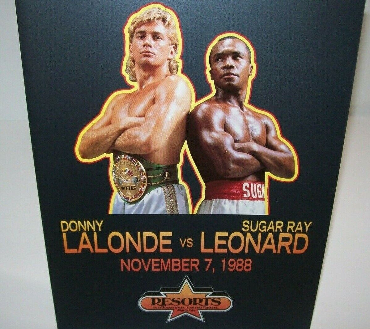 Sugar Ray Leonard VS Donny LaLonde 1988 Atlantic City ORIGINAL Boxing ...