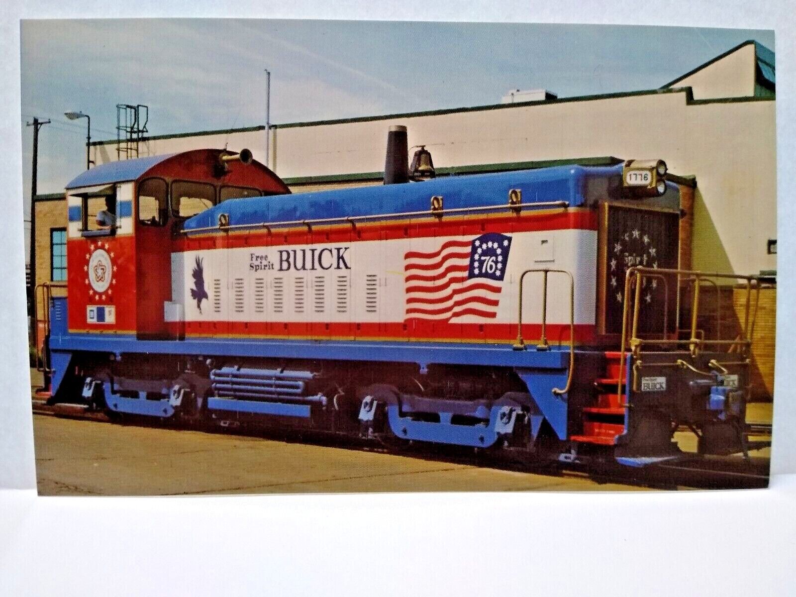 Railroad Postcard Train Railway Buick GM Motors SW900 Locomotive ...