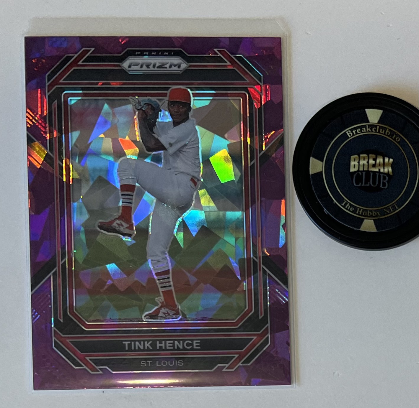 Tink Hence Purple Cracked Ice St. Louis Cardinals