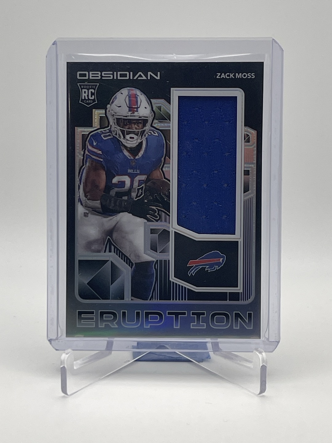 2020 Obsidian Football Zack Moss Rookie Patch #/100 RC