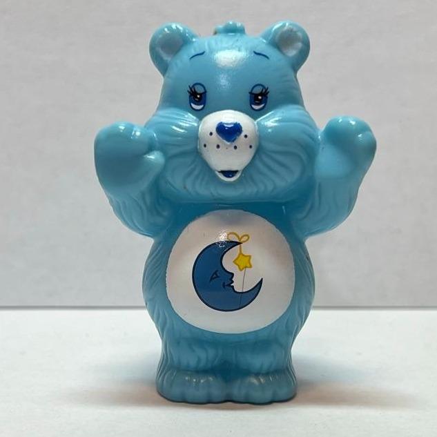 Care Bears Bedtime Bear Blue Plastic Vinyl Figurine Vintage 1980's