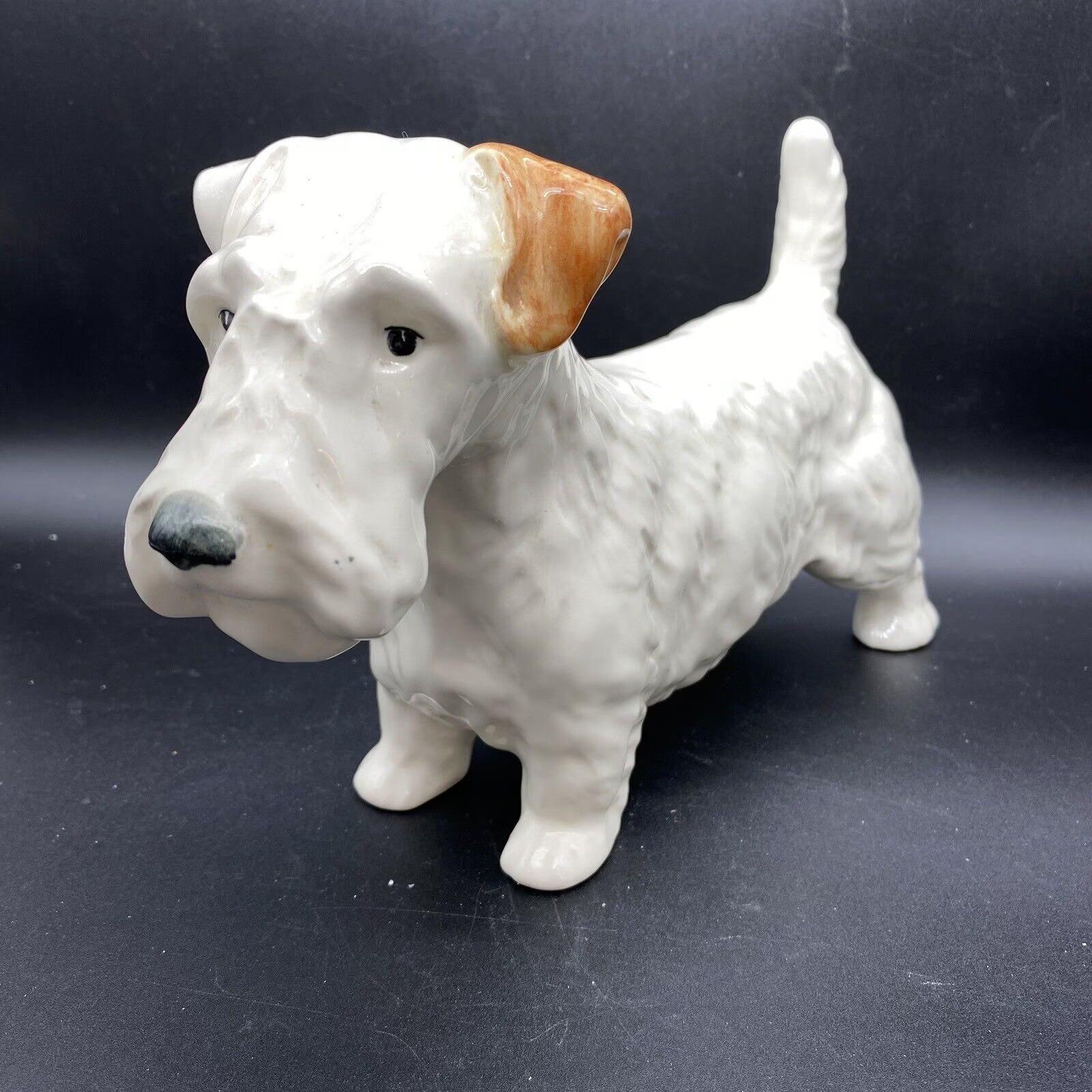 28 Beswick England White Pottery Sealyham Terrier Dog 10 inch White ...