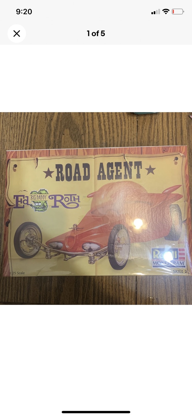 Revell Monogram Ed Big Daddy Roth Road Agent 1/25 Scale Model Kit 7626 ...