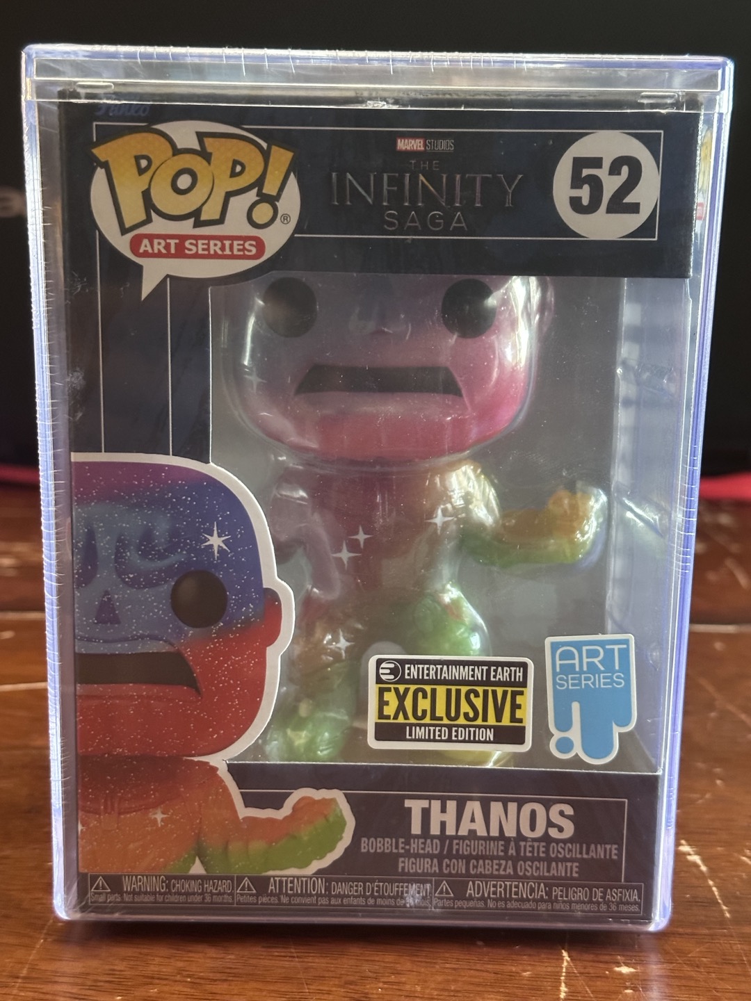 Funko POP #52 THANOS ART Entertainment Earth Exclusive LIMITED EDITION ...