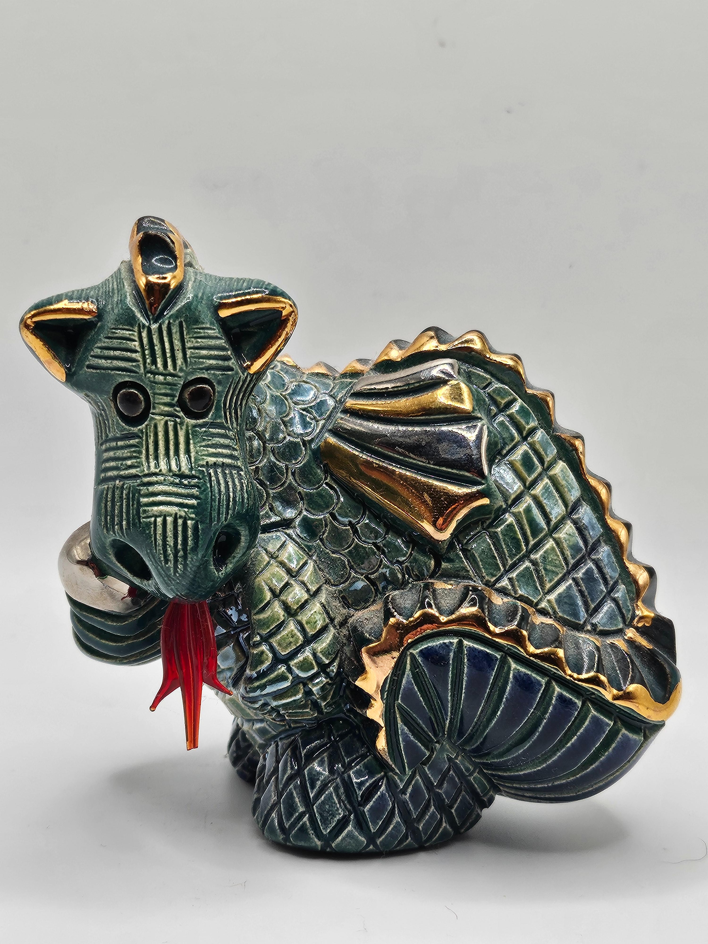 Artesania Rinconada Breathing Fire Dragon Collection RARE DeRosa ...