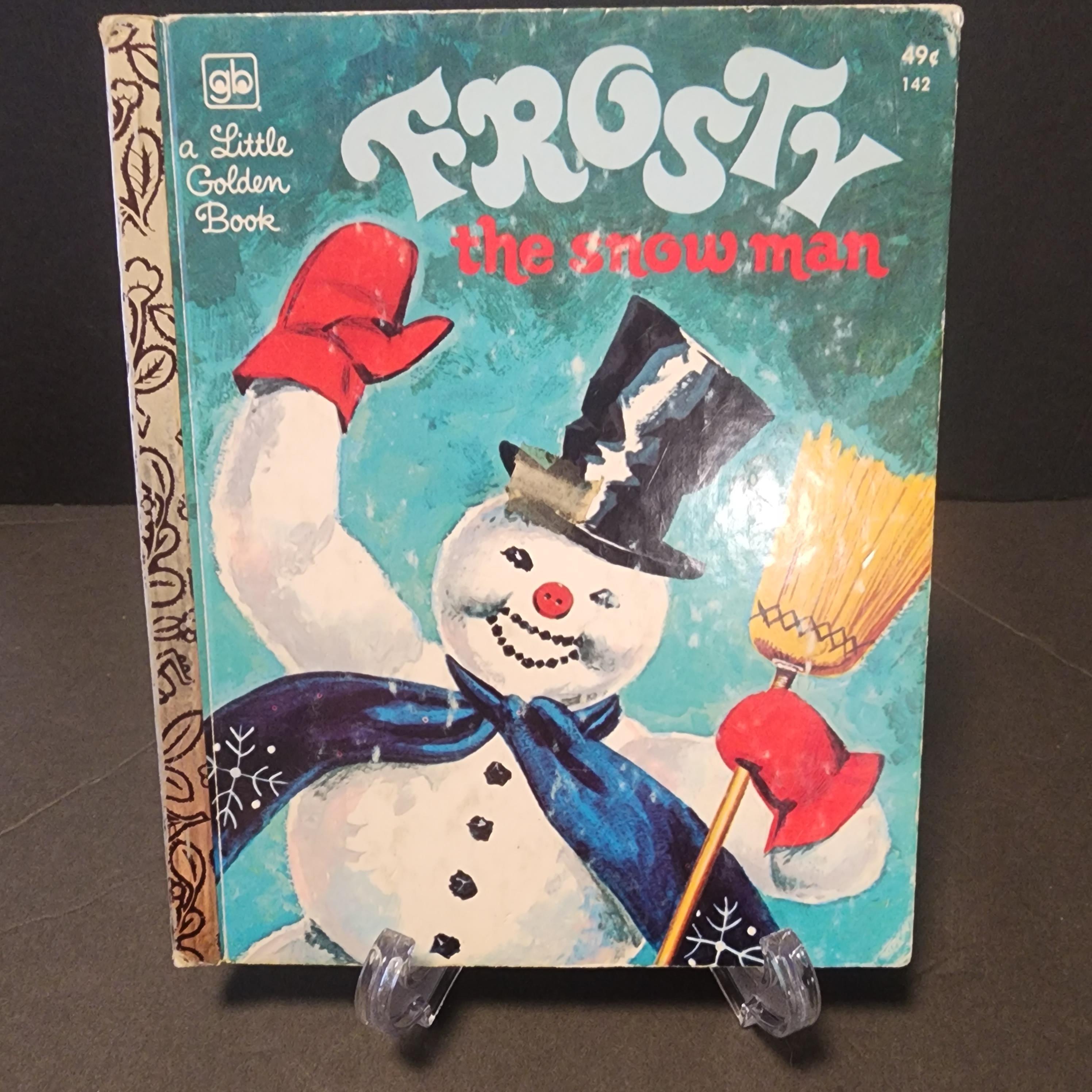 Vintage Frosty the Snowman Little Golden Book 1972