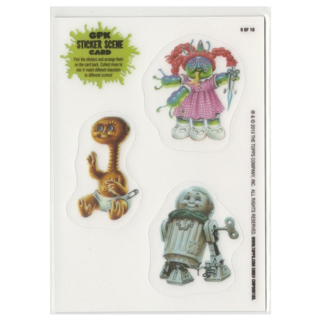 GPK Sticker Scene Card #9