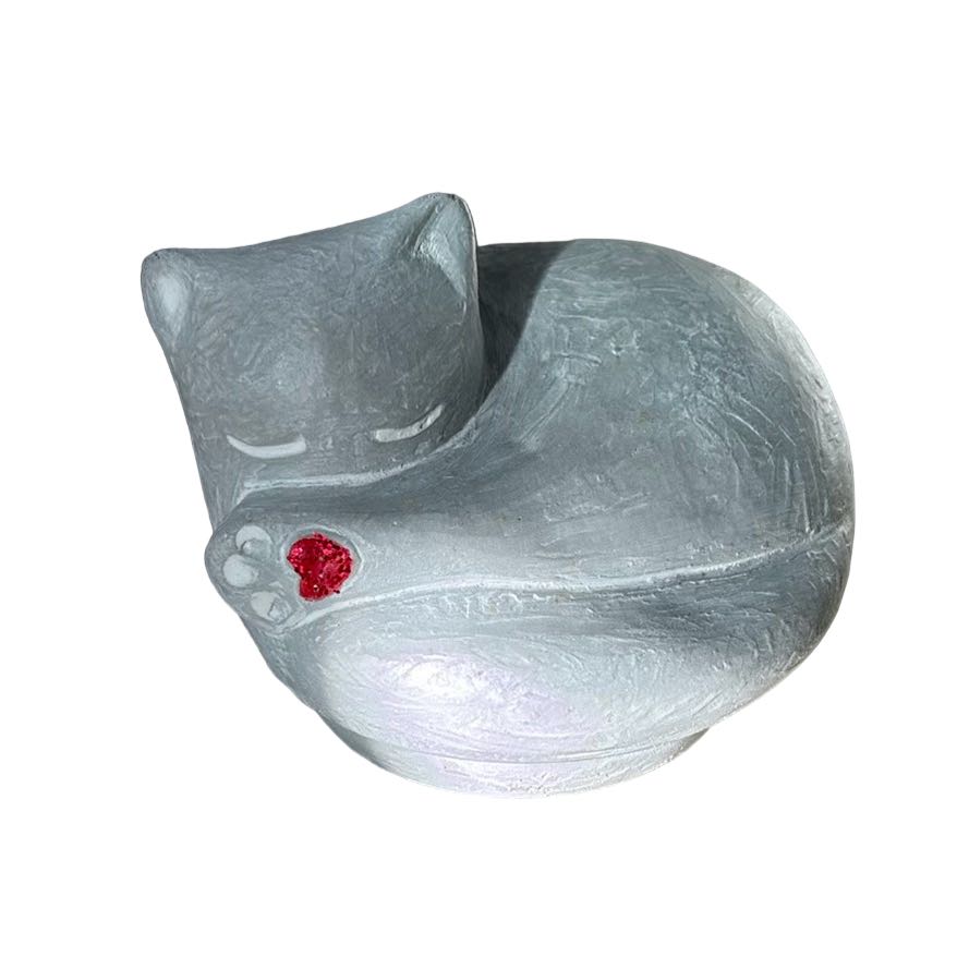 Isabel Bloom Signed Sleeping Kitty Figurine