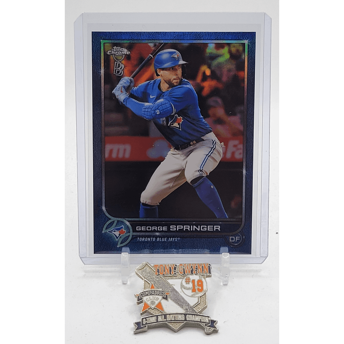 2022 Topps Ben Baller George Springer Blue /75 Toronto Bluejays