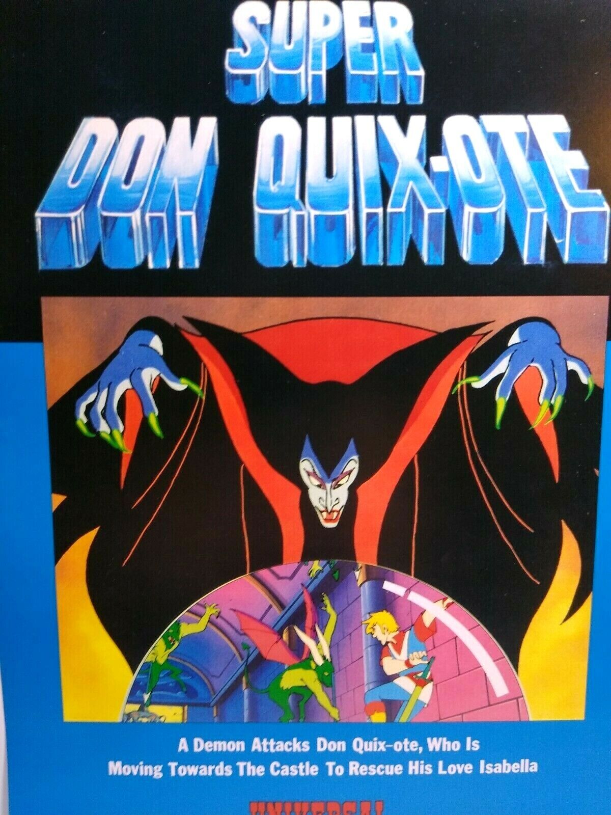 Super Don Quixote Arcade Flyer Original 1984 Laser Game Universal Japan ...