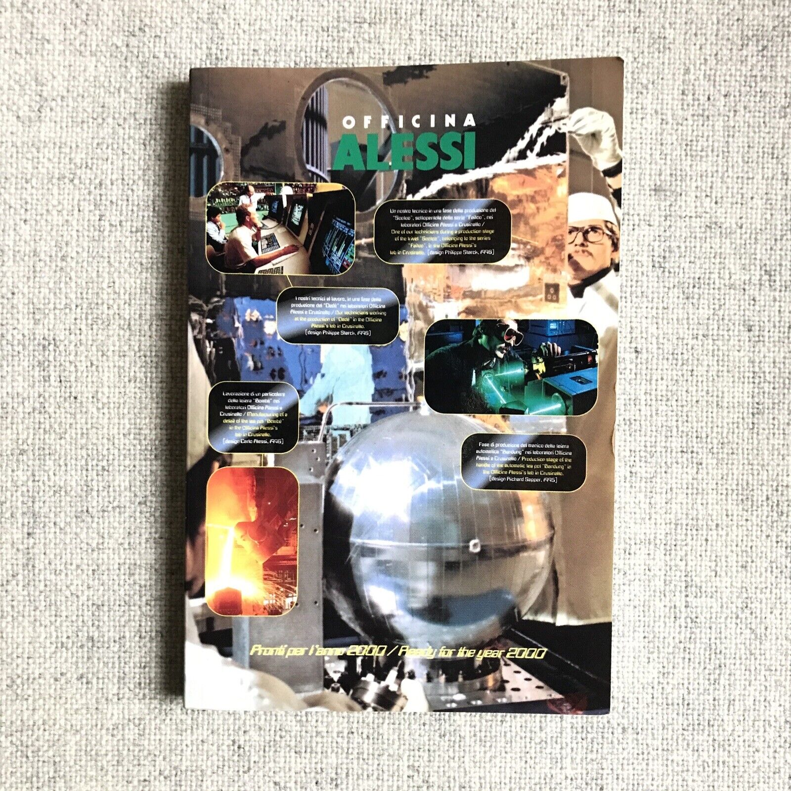 Officina Alessi Catalog 1997 Kitchenware Crockery Cutlery Promo Book ...
