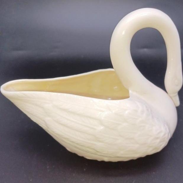 VINTAGE Belleek Swan Creamer MARKS Green logo / Reg No0857. Fifth mark ...