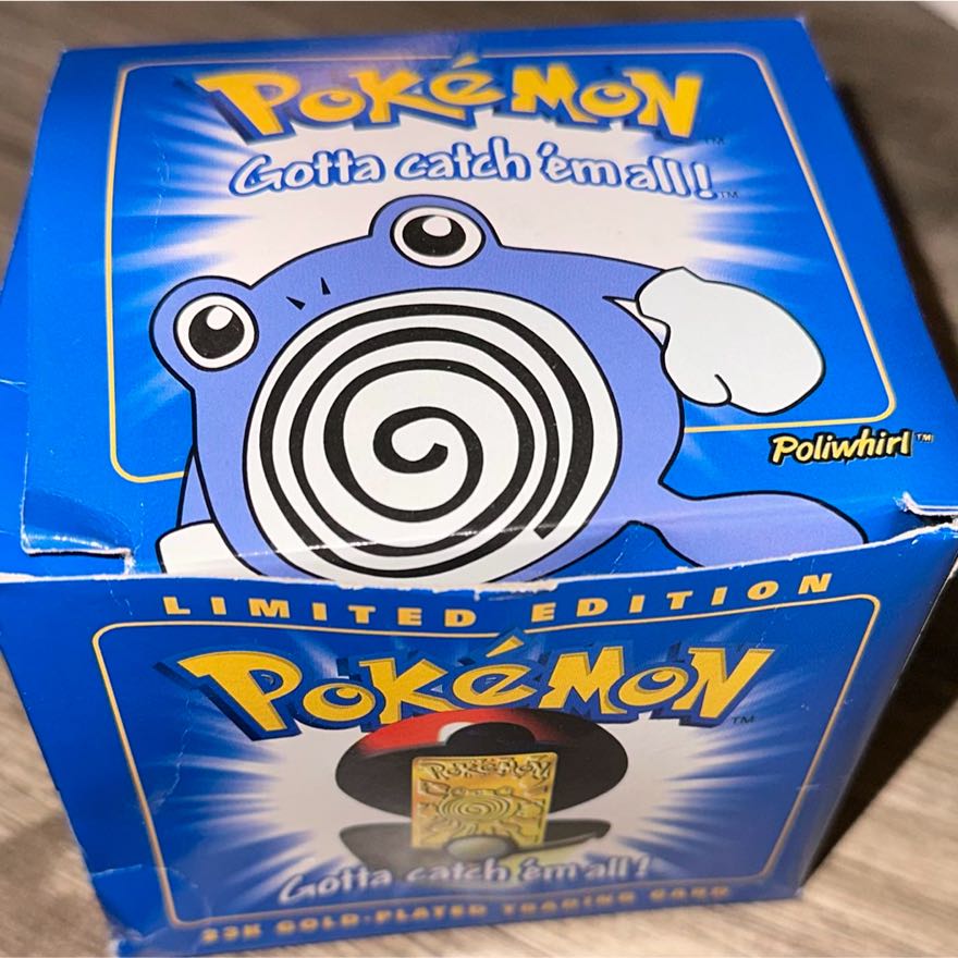 Vintage 1999 Pokémon 23k Gold Trading Card