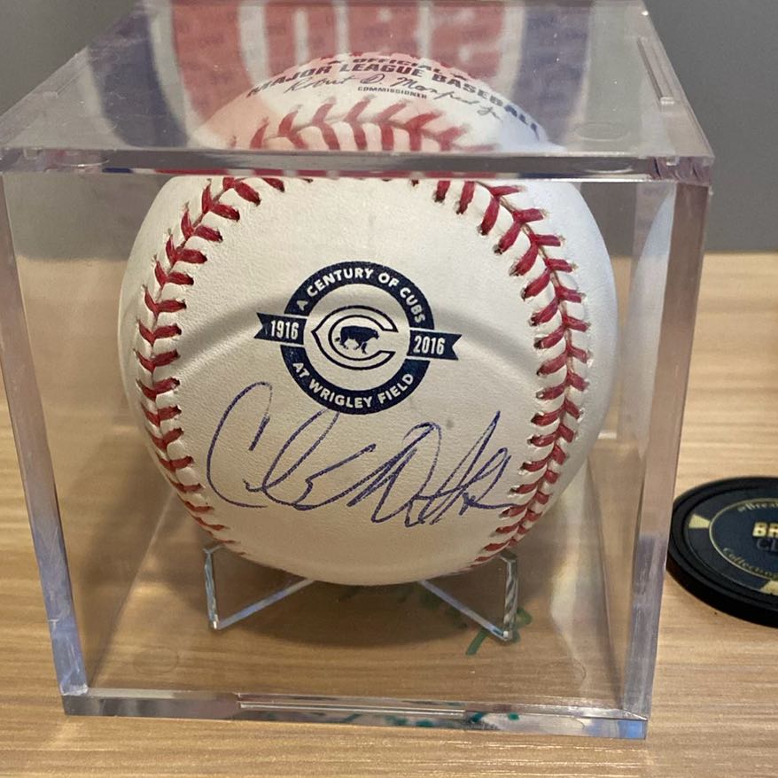 Official MLB 100 Years of Wrigley Carl Edwards, JR. Autographed ...