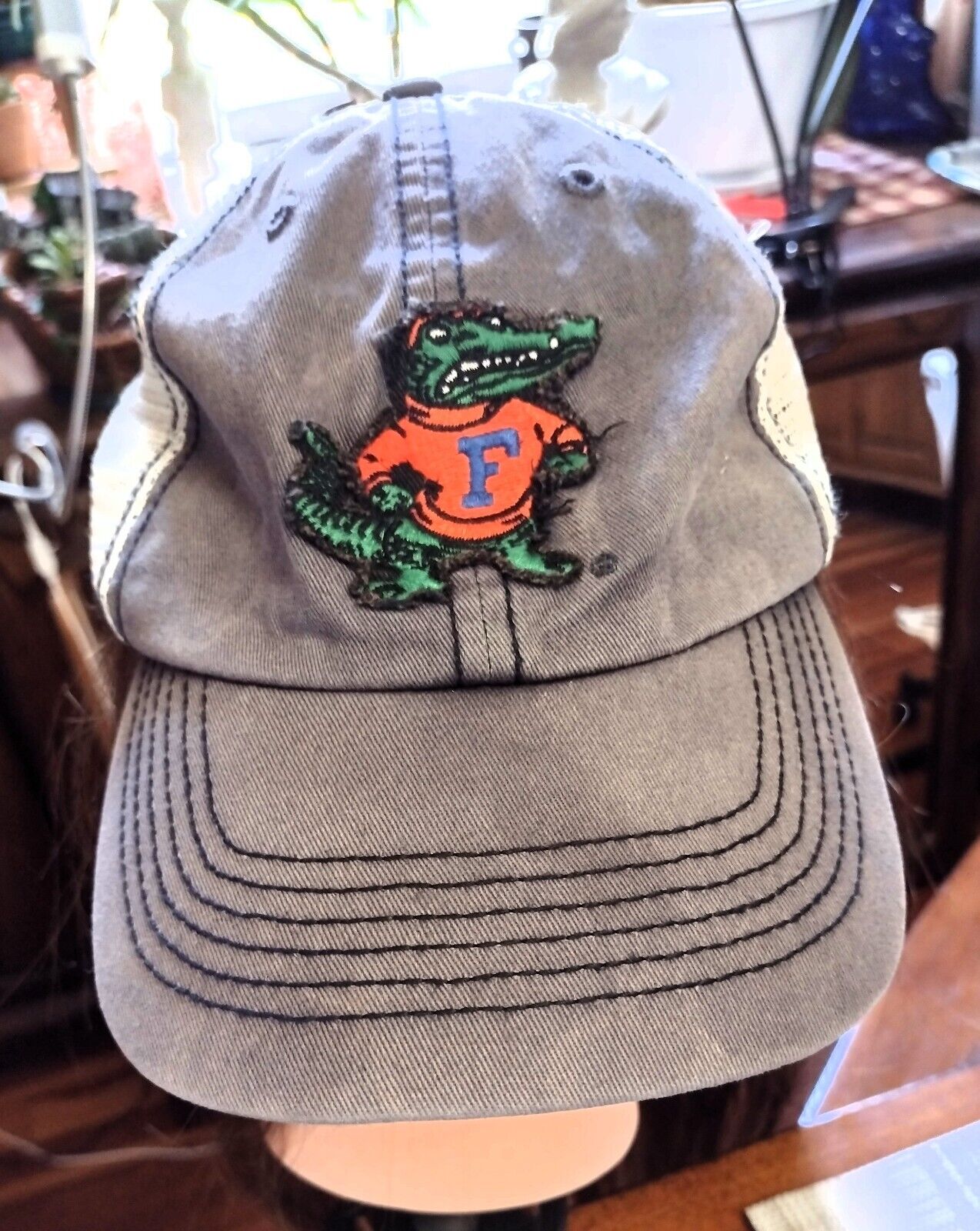 Florida Gators 47 Brand Mesh Truckers Cap Grey Size L-XL