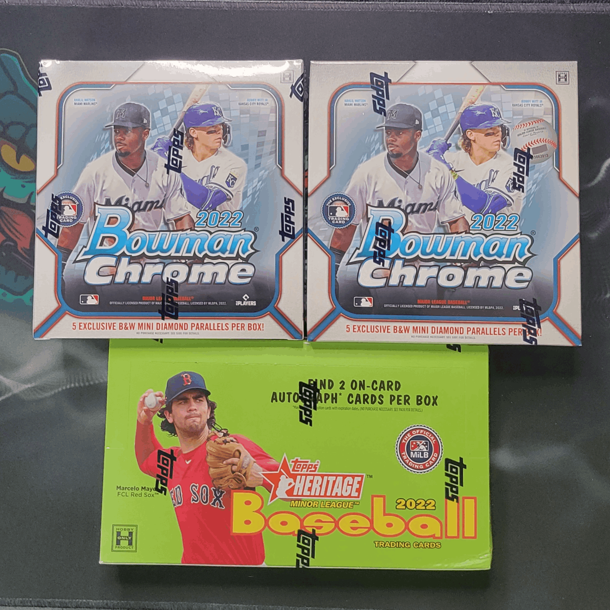 2022 Bowman Chrome Lite (2) and Heritage Minor League Team Break