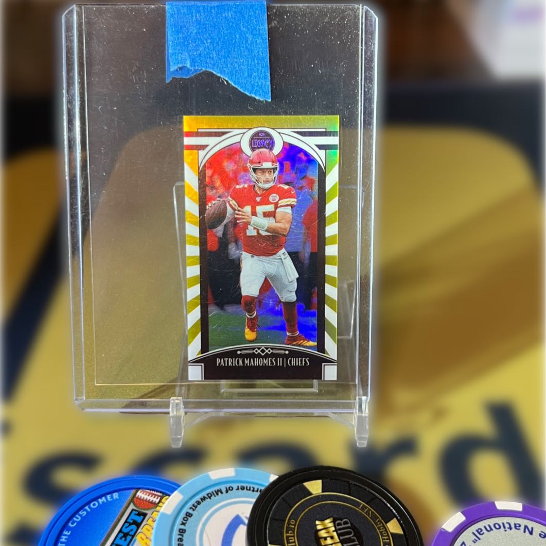 Patrick Mahomes 2020 Legacy Mini /25 Gold Kansas City Chiefs