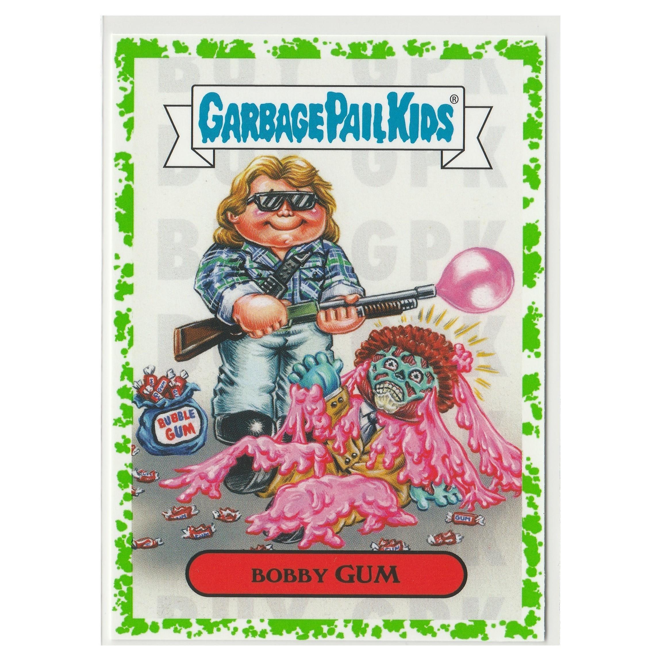 Garbage Pail Kids Bobby Gum '80s Horror Sticker #14a of 15 Green Puke ...