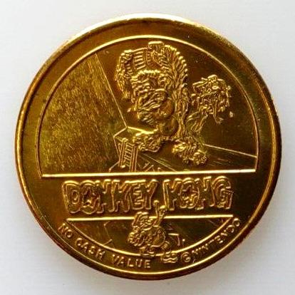 Donkey Kong Arcade Token 1982 Worlds Fair Video Game Expo Ape Gorilla ...