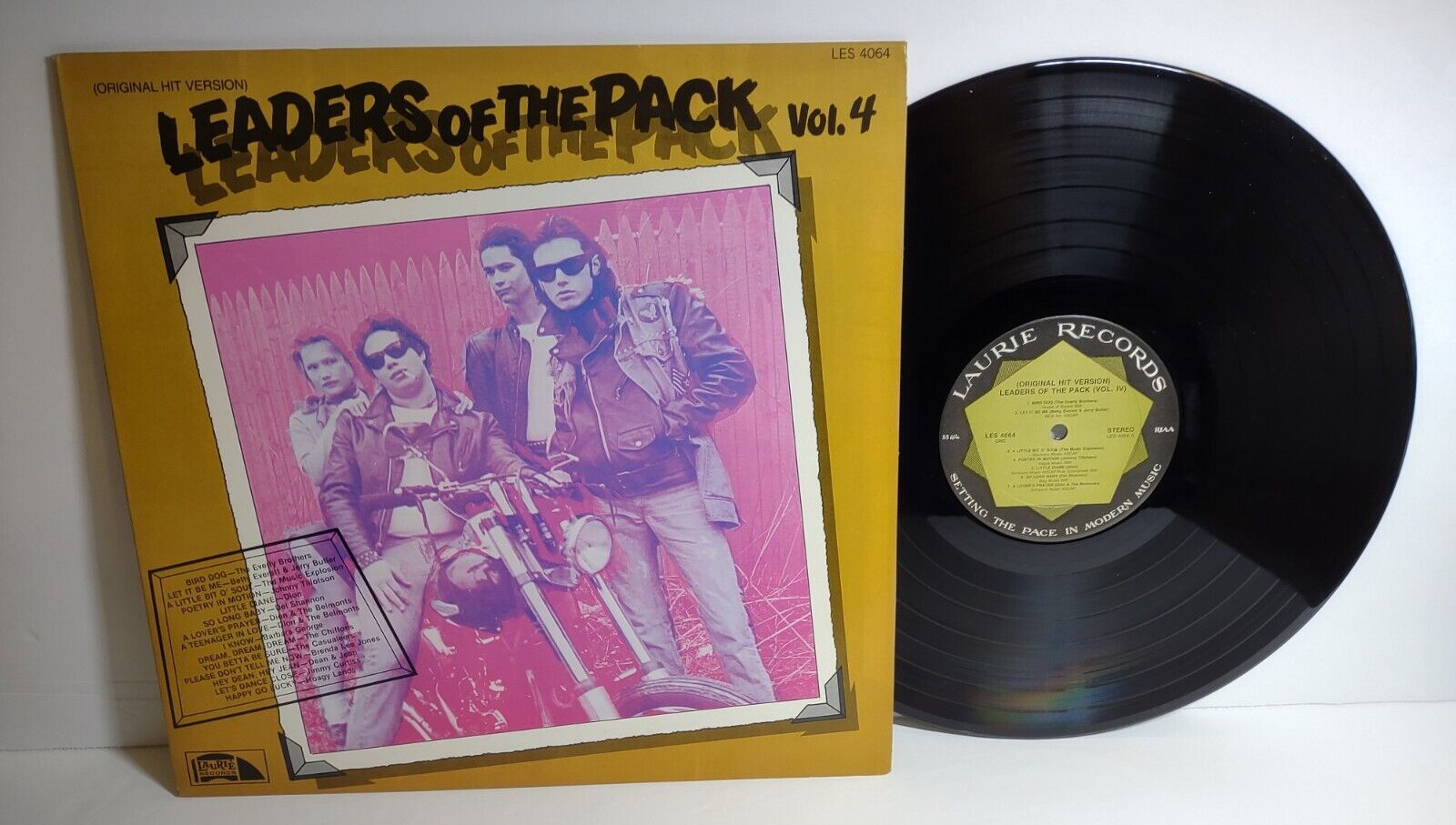 Leaders Of The Pack Vol 4 Vinyl LP Record Album Rock & Roll Dion ...