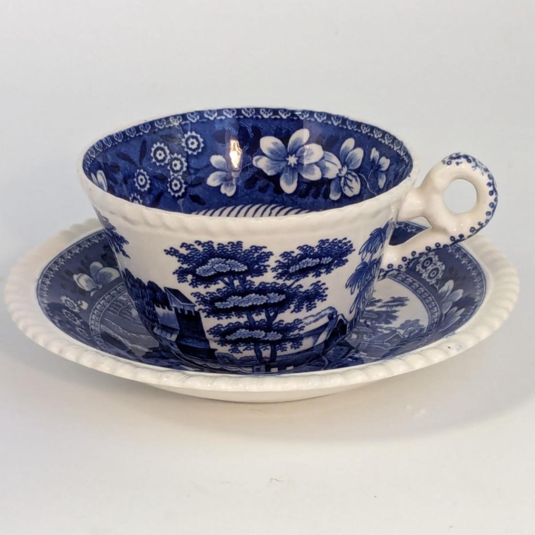 Vintage Copeland Spode's Tower Teacup and Saucer England
