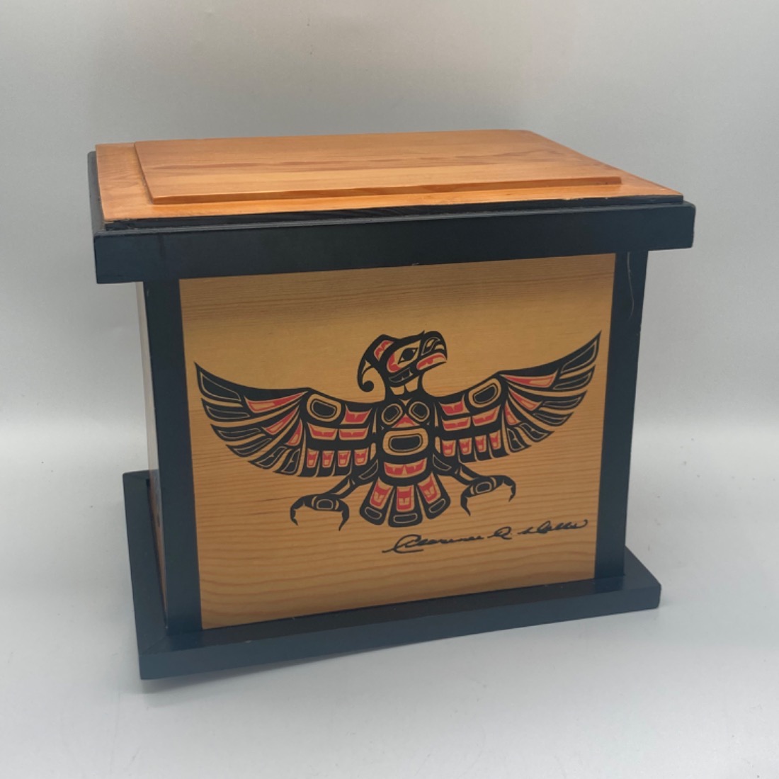 Haida First Nations Bentwood Box Clarence A. Wells Limited Edition ...
