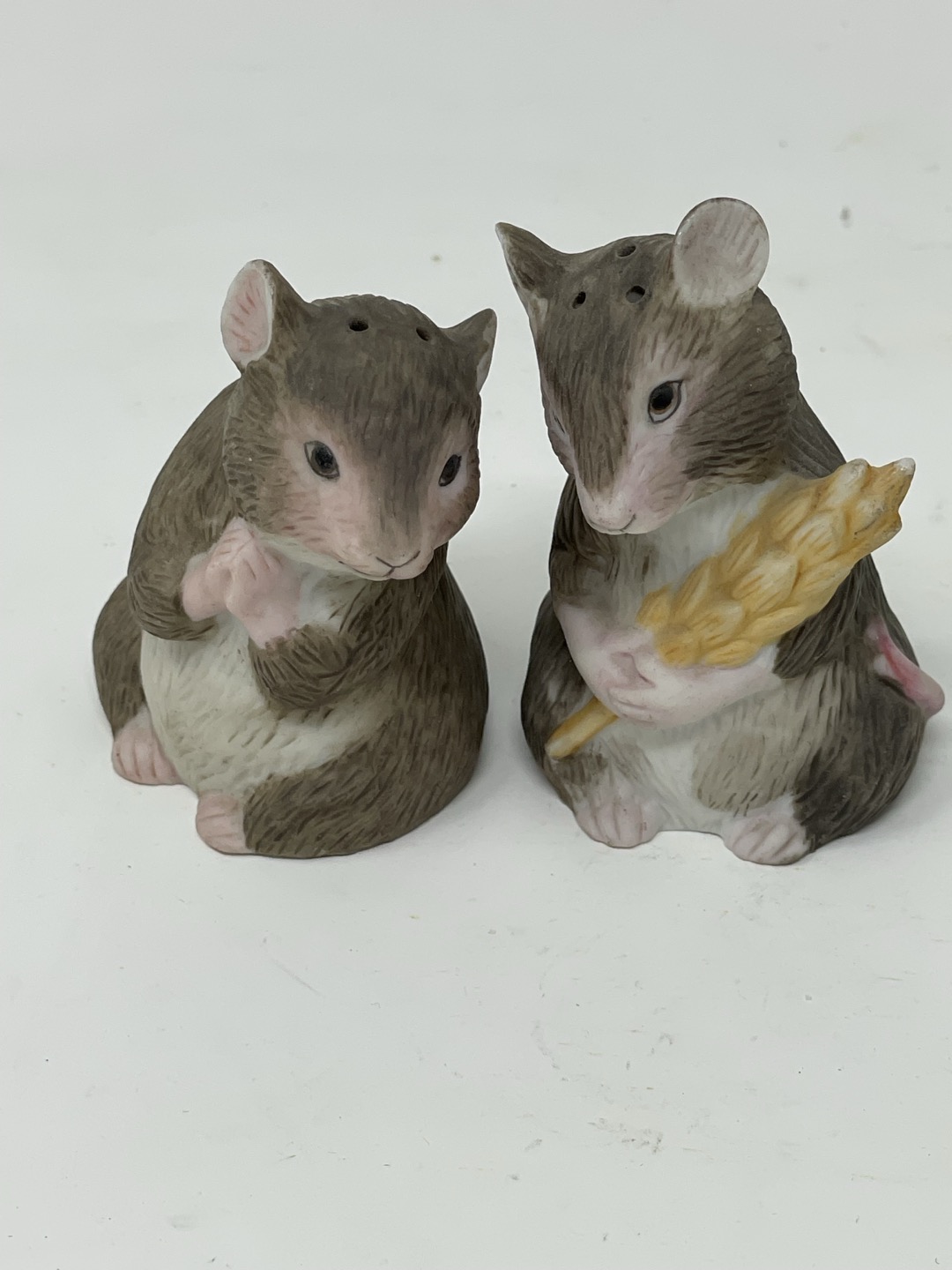 Vintage Ceramic Mice Salt & Pepper Shakers