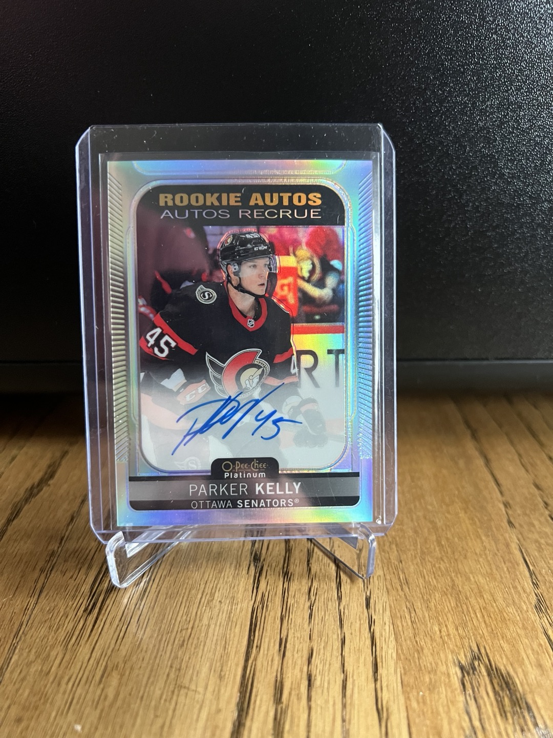 Parker Kelly On Card Autograph OPC Platinum Rainbow