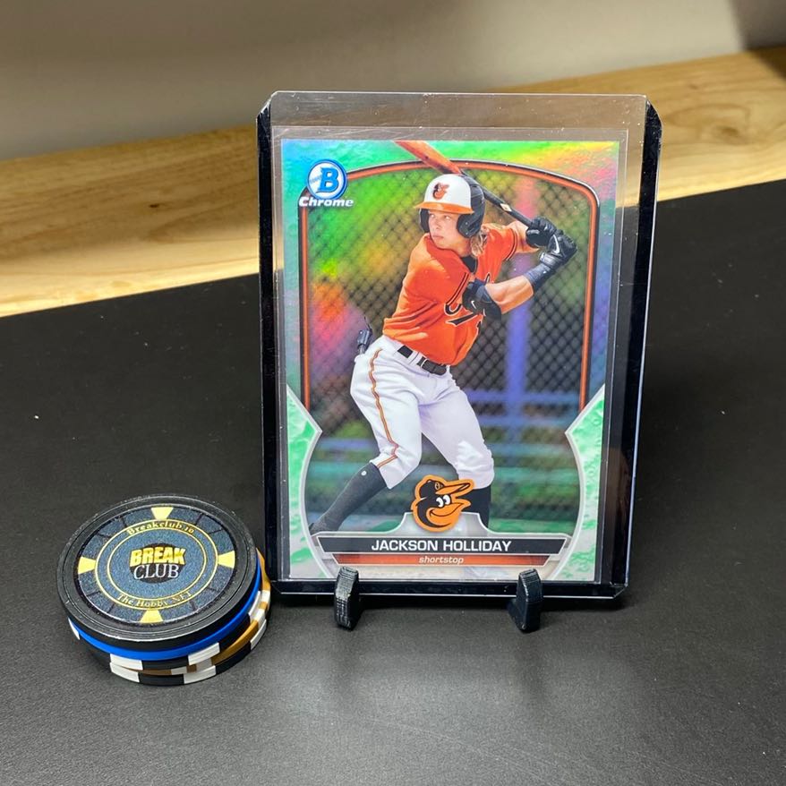 Jackson Holliday Lunar Glow 2023 Bowman Baltimore Orioles