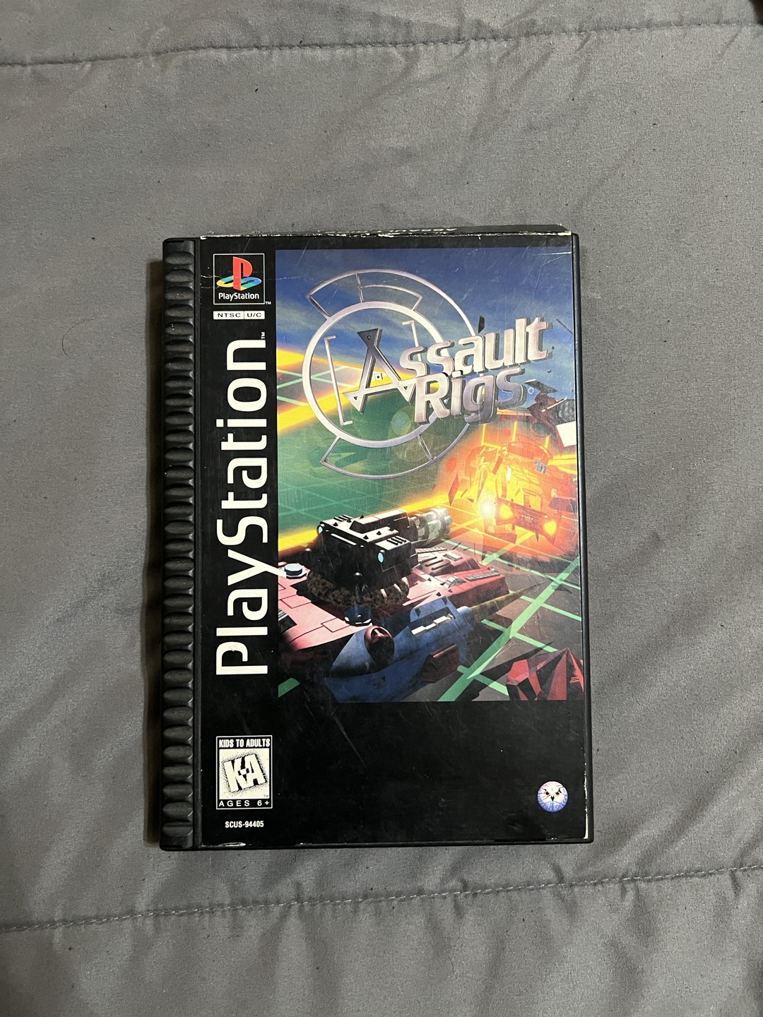 Assault Rigs (Sony Playstation 1) Long Box - CIB - TESTED