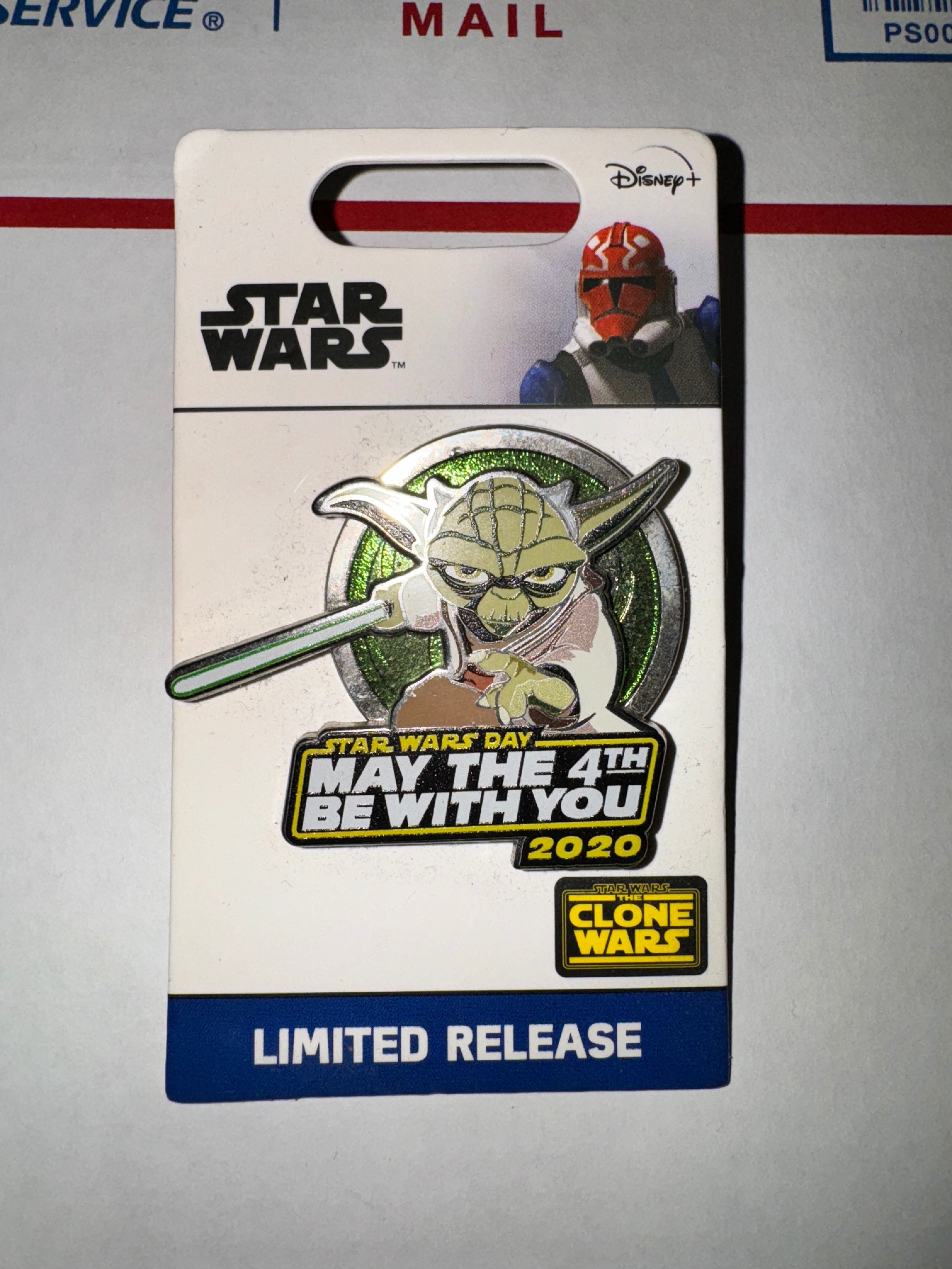 Jedi Yoda - May The 4th Be With You - Star Wars Day 2020 Disney Pin