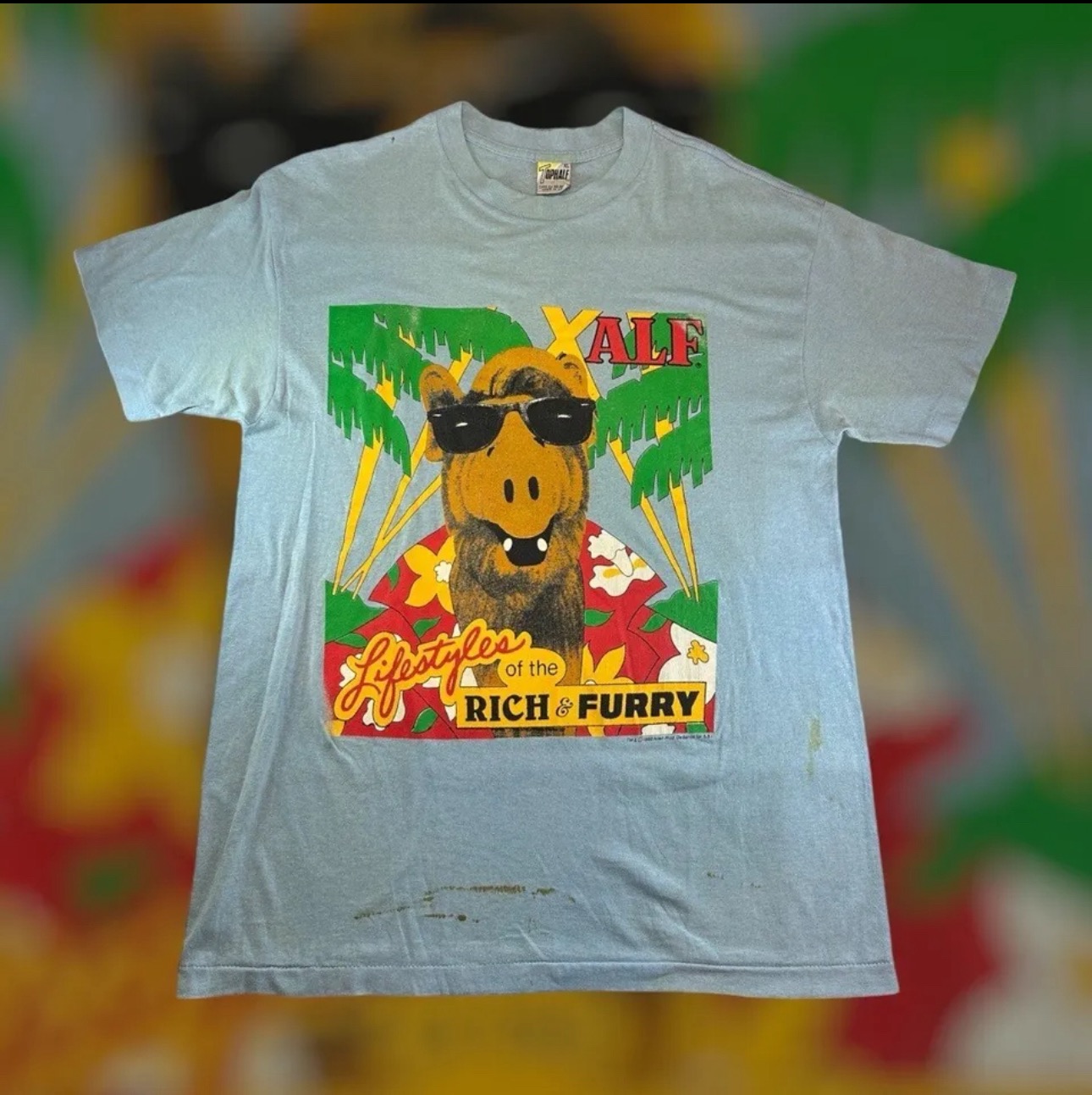 Vintage 1988 ALF Lifestyles Of The Rich & Furry Single Stitch T-Shirt ...