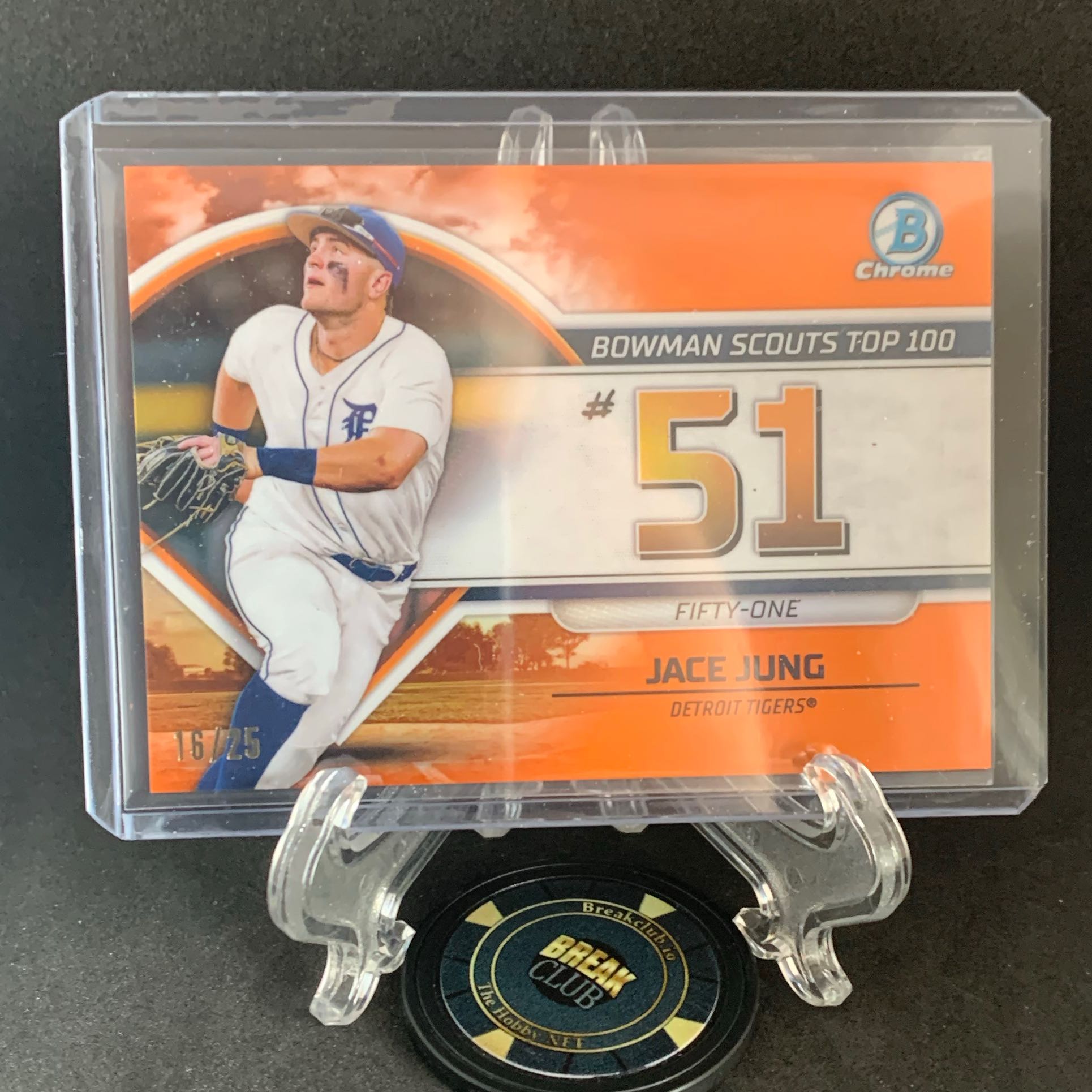 2023 Bowman Jace Jung /25 Scouts Top 100